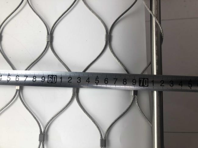Stainless steel rope mesh balustrade application
