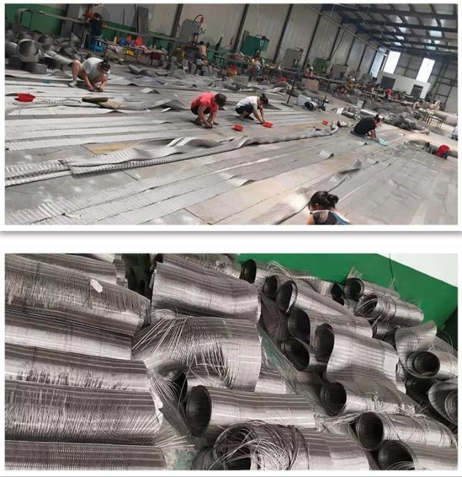 Stainless steel rope mesh installation example