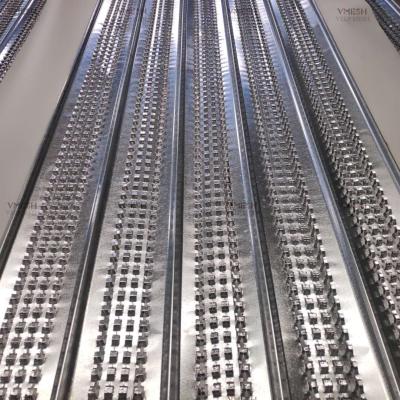 China Galvanized Steel High Rib Lath Formwork Concrete Construction Mesh with 0.3mm/0.35mm/0.4mm/0.5mm Thickness 2m/2.5m Length and 0.45m Width for sale