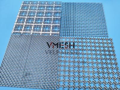 China Custom Powder Coated Anodized Architectural Mesh Crimped Woven Metal Mesh for Staircase Balustrade for sale