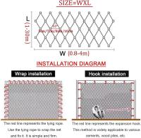 China Architectural Wire Rope Mesh for Railing Infill Facade Cladding for sale