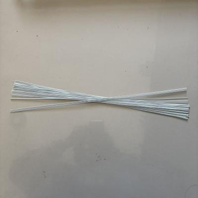 China 1mm*40cm White Color Pre-Cut Piece Stem Wire for Floral Wire Florist Wire for sale