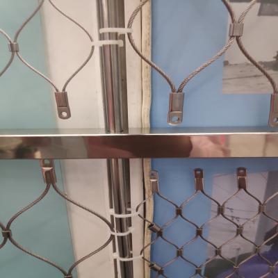 China Protective Mesh 304 316 Stainless Steel Rope Decorative Mesh For Garden Areas for sale