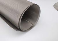 China Van het Roestvrije staalmesh screen roll plain weave van AISI 316 de Keperstofweefsel Te koop