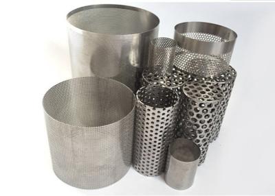 China Cylinder Plain Twill SS Filter Mesh 5 Micron Stainless Steel Mesh Filter for sale