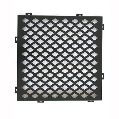 China Galvanized Square Hole Perforated Metal Mesh Sheet 0.8mm Thickness for sale