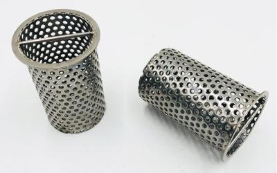 China Stainless Steel 304 316l Wire Mesh Filter Tube Perforated Punching for sale