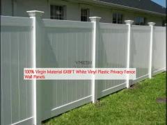 100% material virgem Vinyl Farm Fence 6x8ft Branco