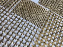 Il cavo architettonico di Mesh Round Wire And Flat dell‘ottone di anti corrosione interseca