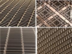 Rete metallica architettonica con area aperta 30%-60% 0,5mm-4,0mm per ringhiere scale