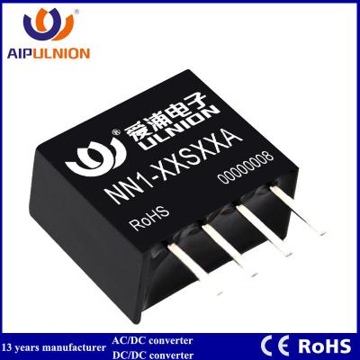 China Best Selling 3.3V 5V 9V 12V 24V 1.5KV Isolated Dc Dc Converter , Unregulated Single Output for sale