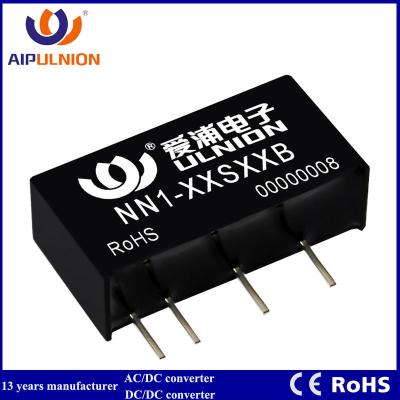 China 3.3V 5V 9V 12V 15V 24V Single Dual Output Isolated DC to DC Converter 1W for sale