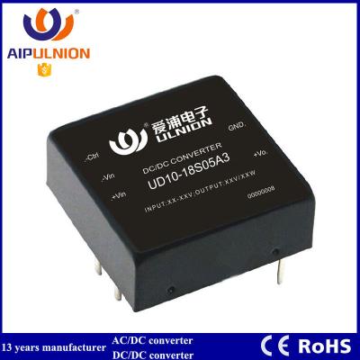 China 1 Output 1x1 inch PCB Mounting Input 9-75V 18V/36V to Output 5V/9V/12V/15V/24V 10W DC/DC Converter Module for sale
