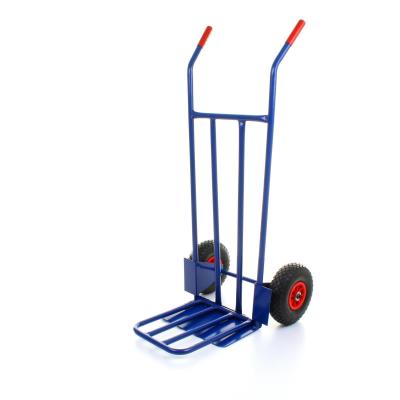 China hand trolley Series Logistics Cart Trolley 200kg Hand Trolley 2pcs Air Wheel hand trolley for good sales for sale
