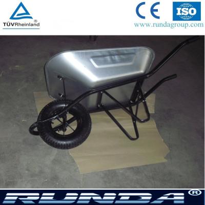 China galvanized color tray metal commercial wheelbarrow wb6400 for south africa market,industrial wheelbarrow for sales for sale