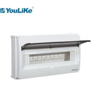 China Full Plastic Surface Mount Electrical MCB Distribution Box WithTransparent Door for sale