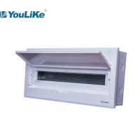 China Flush And Surface Mounted 24 Way MCB Box Plastic With Movable Bracket for sale