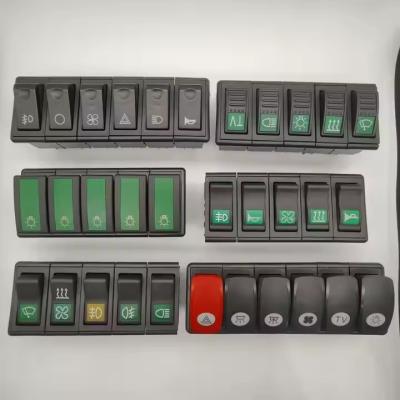 China bus and coach dashboard rocker switch for sale