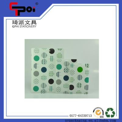 China Customized PP Stationery A4 Size Print Cover Document Folder With String Closure File Bag for sale