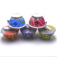 China Plastic de yoghurtkoppen van de voedselrang met aluminiumfoliedeksels Te koop
