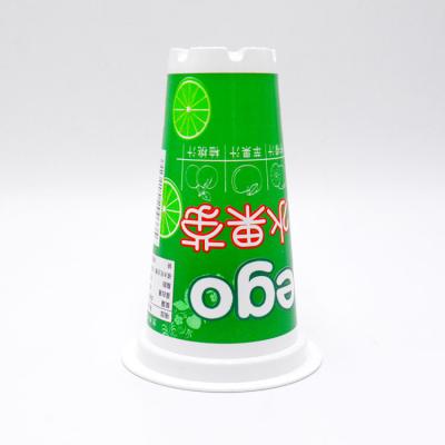 China Biodegradable 300ml Plastic Yogurt Cup Single Serve 9.16g for sale