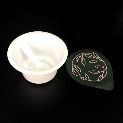 Cina commestibile eliminabile bianco di plastica del gelato della tazza di 3oz 5oz 140g antiusura in vendita
