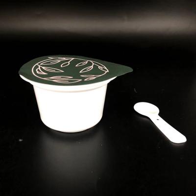 Cina commestibile eliminabile bianco di plastica del gelato della tazza di 3oz 5oz 140g antiusura in vendita