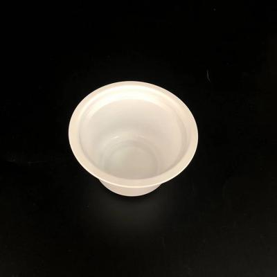 Cina commestibile eliminabile bianco di plastica del gelato della tazza di 3oz 5oz 140g antiusura in vendita