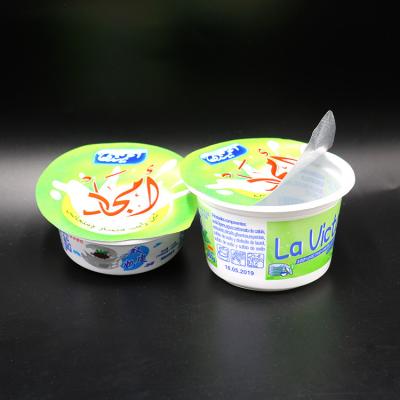 Cina lacca di goffratura della saldatura a caldo del coperchio della stagnola del yogurt di 117mm 12oz 16oz in vendita