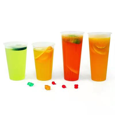 China Oripack PP Plastic Bubble Tea Cup 360ml To 1000ml for sale