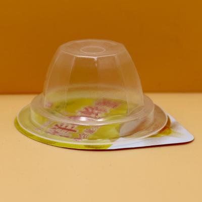 Cina Latte eliminabile di plastica asportabile dell'animale domestico della tazza 25ml 46mm del dessert del yogurt in vendita