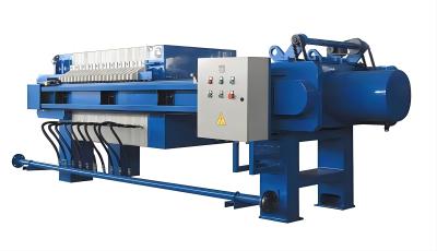 China Afvalwaterplaat en -raam Slibpers SBR-slibontwaterapparatuur for sale