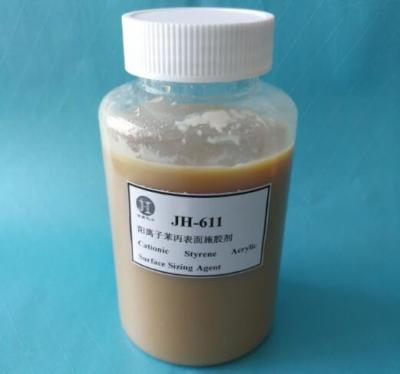 China Cationic Styrene Acrylic(SAE) Surface Sizing Agent for packaging paper JH-611 for sale