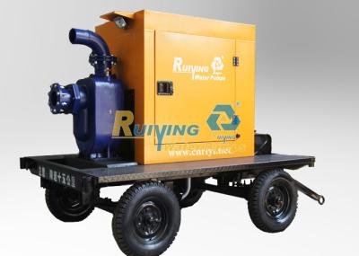 China Single stage diesel engine driven centrifugal pump with self priming function for sale