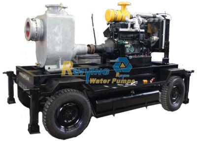 China Self priming Diesel centrifugal water pump , 3 / 4 / 6 inch water pump diesel for sale