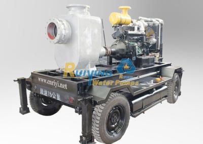 China Cummins engine Diesel centrifugal water pump , diesel engine irrigation pumps for sale