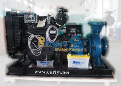 China 160m3/h Large flow 10m high lift diesel powered water pumps 6 inch fixed type for sale
