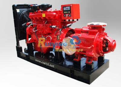 China Running low noise DEUTZ Diesel Fire Fighting Water Pump 90m3/h 140m lift for sale