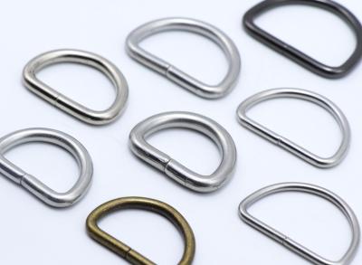 China Bag Accessories D-Ring Buckle Wire Half-Circle  304 Stainless Steel Metal Buckles For Bags Shoes for sale