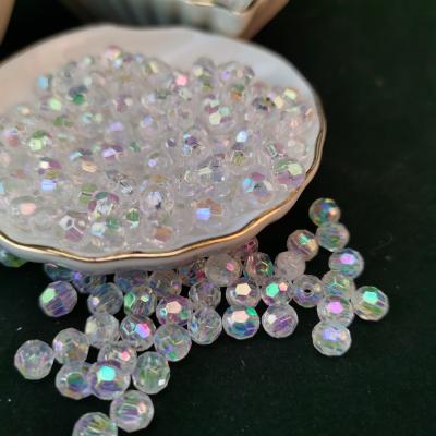 China wholesale 3mm-16mm acrylic AB color bubble dazzling color pineapple corner bead DIY bead handicraft bag accessories for sale