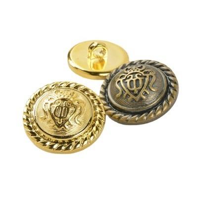 China Factory wholesale high quality metal buttons hand stitched button windbreaker metal buttons can be customized LOGO for sale