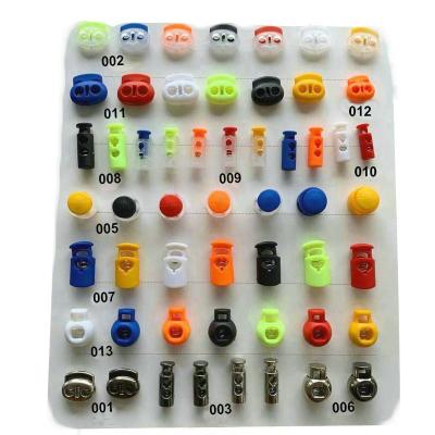 China High quality Nylon Cord ender spring Rope toggle plastic stopper in colors for garment for sale