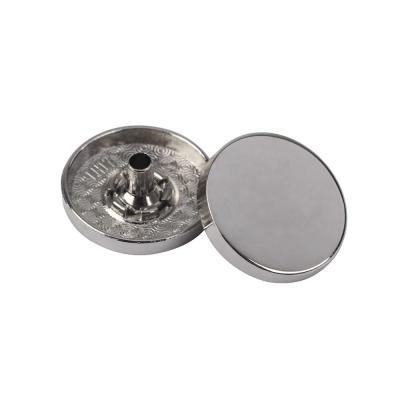 China 2020 Alloy zamark Cap Flat Jacket Custom Metal 4 Part Spring Snap Button for sale