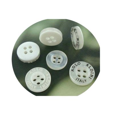China Wholesale Custom LOGO Polyester Man Button Shirt Resin Shirt button botones for sale