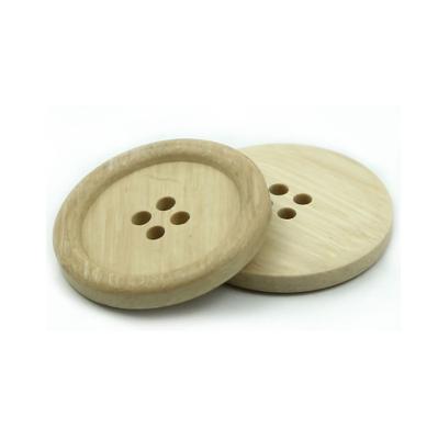 China Custom Fashion Logo Wood Button for sale