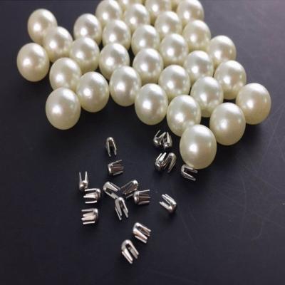China 2020 New fashion round faux machine attaching plastic pearl beads for sale