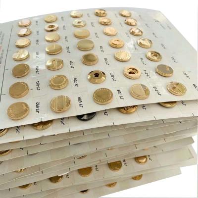China wholesale High quality Custom Brand Logo zinc alloy denim jeans button for denim jacket , botton for sale