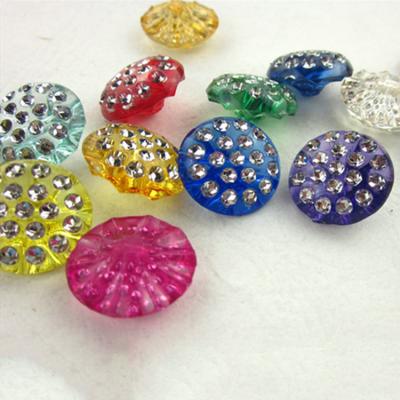 China High quality popular beautiful decorative crystal acrylic button for sale