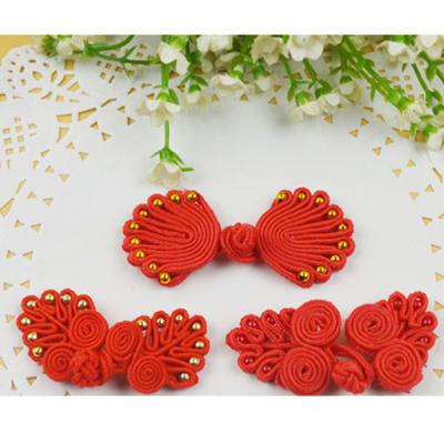 China 209 fashion red woven button for women clothing, Chinese knot for garment for sale