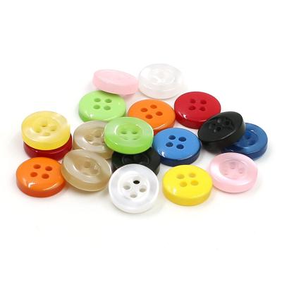 China 2021 Hot selling sewing 4 hole polyester resin button for sale